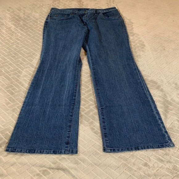 Ruby Rd. | Jeans | Ruby Rd Womens 8 Denim Jeans Blue Flare Mid Rise ...